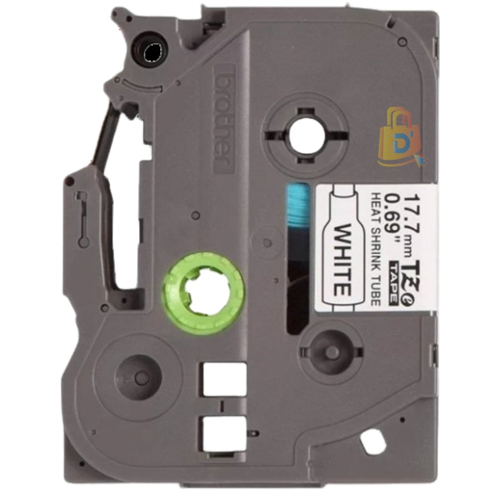 Cinta Brother Termocontraible Hse-241 (17.7mm X 1.5mts) Blanco/Negro ...