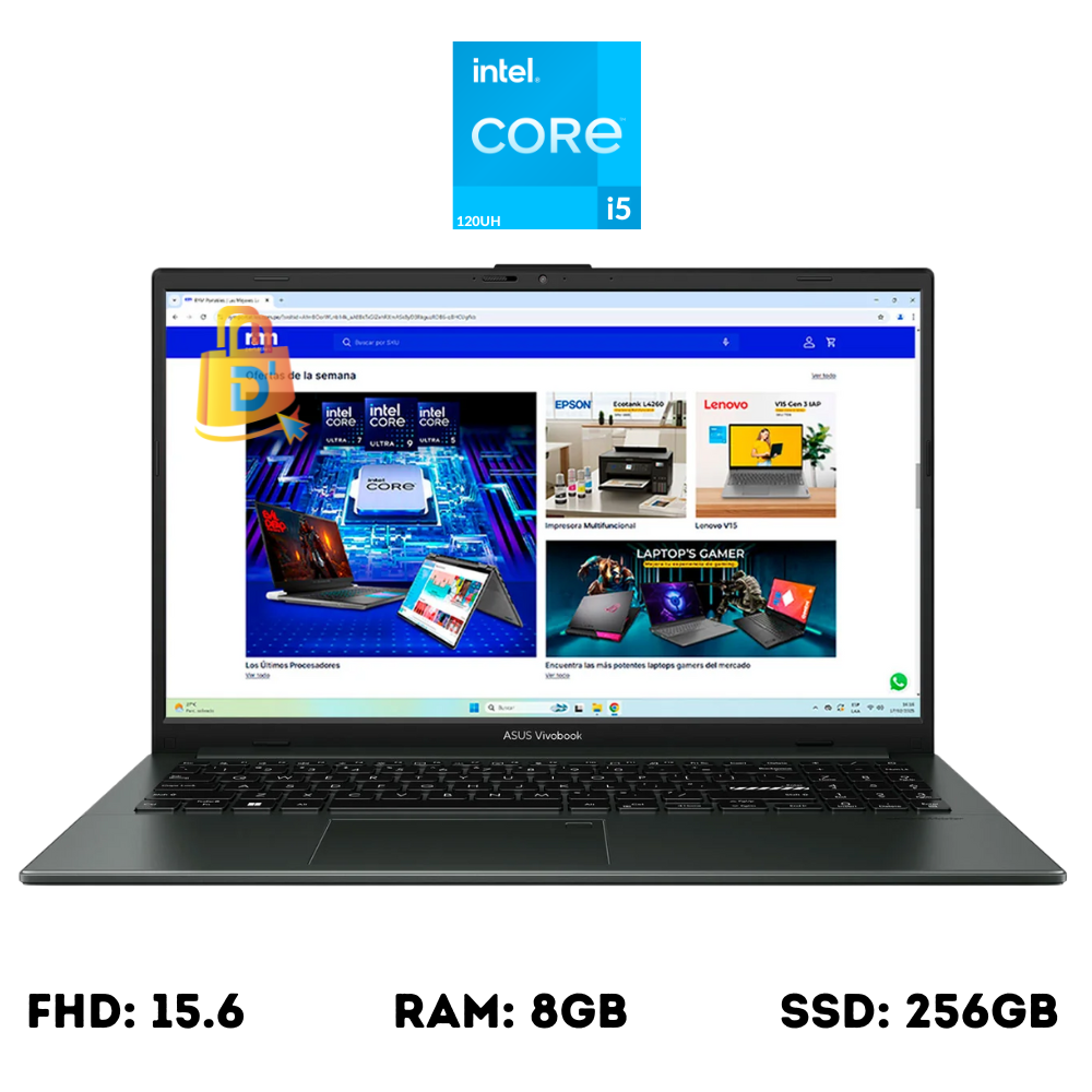 Laptop HP Vivobook ASUS E1504GA-NJ191 , Intel Core I3 N305 3.8 GHz ...